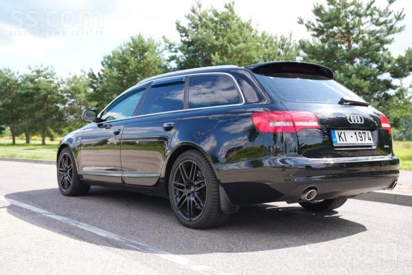 Black Audi A6 2009 in Riga, with an engine capacity of 3.00 L and mileage of 221 thousand km for 8200 €, photo 4 on AUTOMOTO.COM.LV