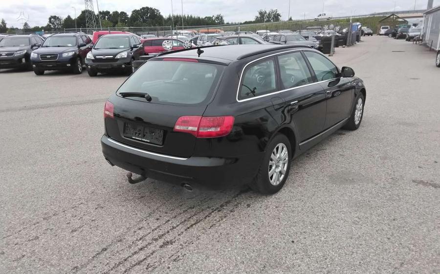 Black Audi A6 2009 in Marijampole, with an engine capacity of 2.70 L and mileage of 240 thousand km for 3800 €, photo 7 on AUTOMOTO.COM.LV
