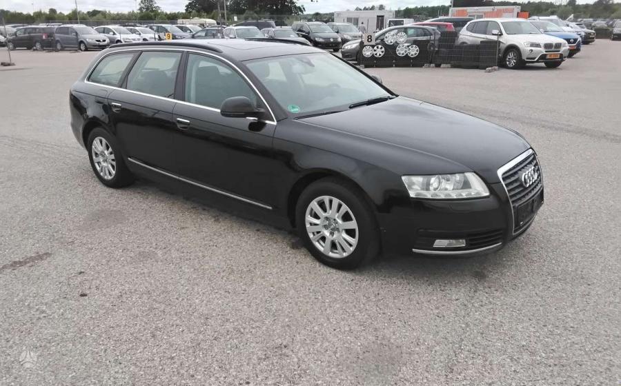 Black Audi A6 2009 in Marijampole, with an engine capacity of 2.70 L and mileage of 240 thousand km for 3800 €, photo 9 on AUTOMOTO.COM.LV