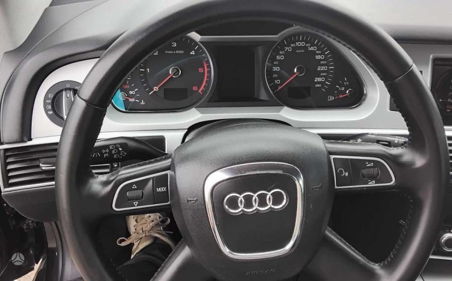 Black Audi A6 2009 in Marijampole, with an engine capacity of 2.70 L and mileage of 240 thousand km for 3800 €, photo 20 on AUTOMOTO.COM.LV