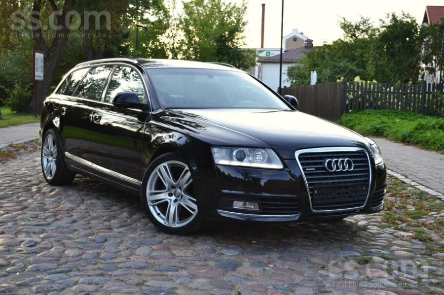Black Audi A6 2009 in Jelgava, with an engine capacity of 2.70 L and mileage of 0 thousand km for 4990 €, photo 1 on AUTOMOTO.COM.LV