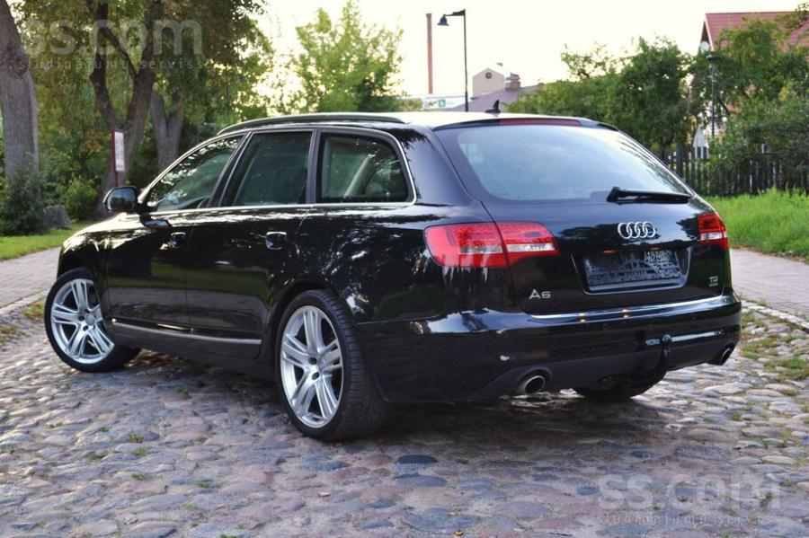 Black Audi A6 2009 in Jelgava, with an engine capacity of 2.70 L and mileage of 0 thousand km for 4990 €, photo 5 on AUTOMOTO.COM.LV