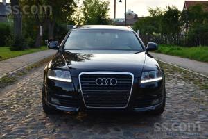 Black Audi A6 2009 in Jelgava, with an engine capacity of 2.70 L and mileage of 0 thousand km for 4990 €, photo 7 on AUTOMOTO.COM.LV