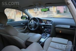 Black Audi A6 2009 in Jelgava, with an engine capacity of 2.70 L and mileage of 0 thousand km for 4990 €, photo 11 on AUTOMOTO.COM.LV
