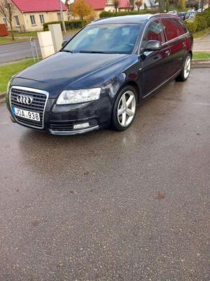 Melns Audi A6 2009 Viļņa, ar dzinēja tilpumu 2.77 L un nobraukumu 345 tūkst. km par 2900 €, foto  vietnē AUTOMOTO.COM.LV