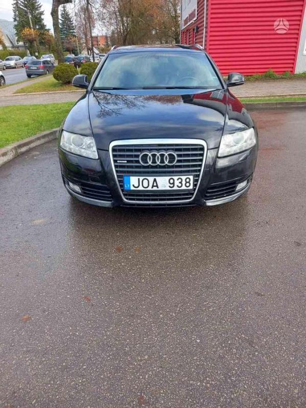 Black Audi A6 2009 in Vilnius, with an engine capacity of 2.77 L and mileage of 345 thousand km for 2900 €, photo 2 on AUTOMOTO.COM.LV