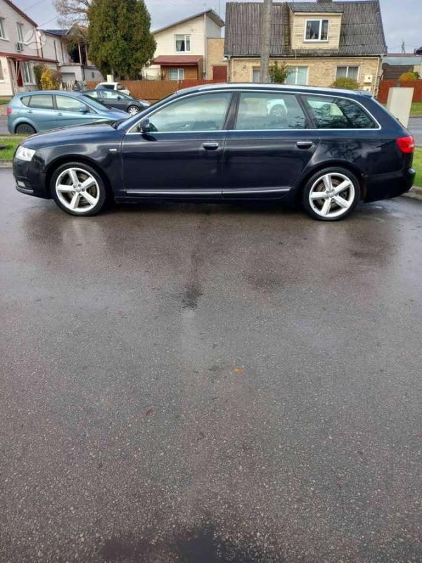 Black Audi A6 2009 in Vilnius, with an engine capacity of 2.77 L and mileage of 345 thousand km for 2900 €, photo 3 on AUTOMOTO.COM.LV