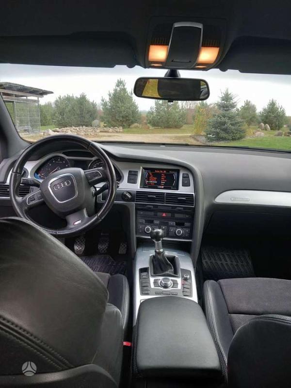 Black Audi A6 2009 in Vilnius, with an engine capacity of 2.77 L and mileage of 345 thousand km for 2900 €, photo 8 on AUTOMOTO.COM.LV
