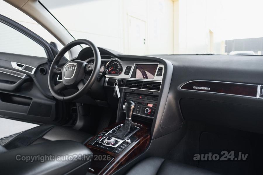Black Audi A6 2009 in Tallinn, with an engine capacity of 3.00 L and mileage of 345 thousand km for 5999 €, photo 10 on AUTOMOTO.COM.LV