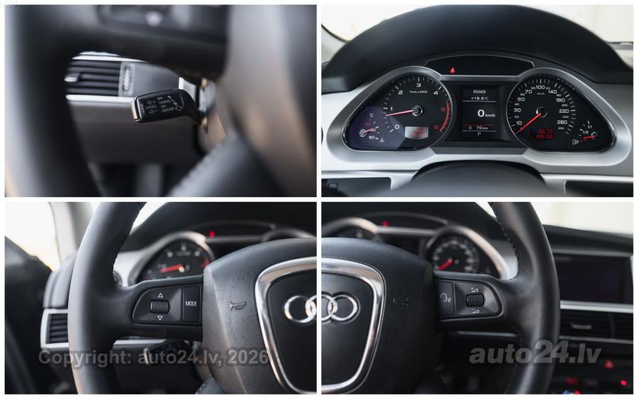Black Audi A6 2009 in Tallinn, with an engine capacity of 3.00 L and mileage of 345 thousand km for 5999 €, photo 18 on AUTOMOTO.COM.LV