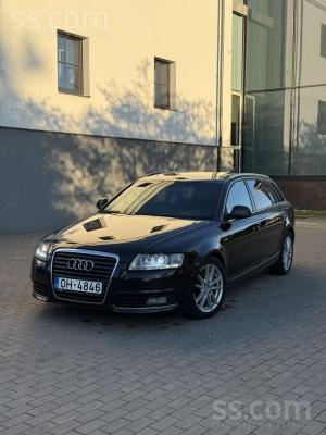 Melns Audi A6 2009 Balvi, ar dzinēja tilpumu 2.70 L un nobraukumu 350 tūkst. km par 4950 €, foto  vietnē AUTOMOTO.COM.LV