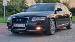 Черный Ауди А6 2009 в Елгава, объемом двигателя 3.00 л и пробегом 282 тыс. км за 3750 €, фото  на AUTOMOTO.COM.LV
