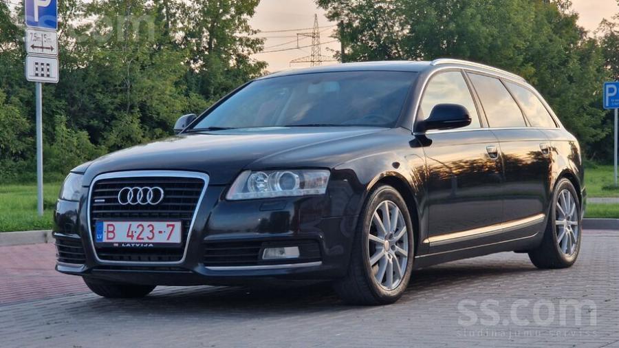 Black Audi A6 2009 in Jelgava, with an engine capacity of 3.00 L and mileage of 282 thousand km for 3750 €, photo 3 on AUTOMOTO.COM.LV