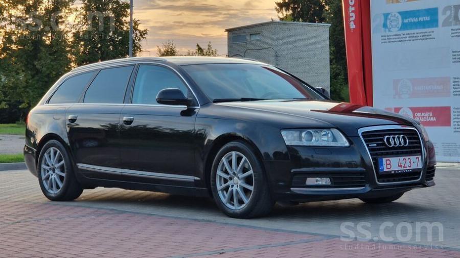 Black Audi A6 2009 in Jelgava, with an engine capacity of 3.00 L and mileage of 282 thousand km for 3750 €, photo 6 on AUTOMOTO.COM.LV
