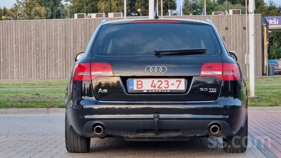 Black Audi A6 2009 in Jelgava, with an engine capacity of 3.00 L and mileage of 282 thousand km for 3750 €, photo 10 on AUTOMOTO.COM.LV