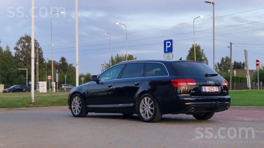 Black Audi A6 2009 in Jelgava, with an engine capacity of 3.00 L and mileage of 282 thousand km for 3750 €, photo 13 on AUTOMOTO.COM.LV