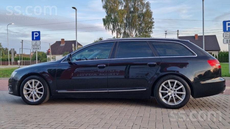 Black Audi A6 2009 in Jelgava, with an engine capacity of 3.00 L and mileage of 282 thousand km for 3750 €, photo 14 on AUTOMOTO.COM.LV