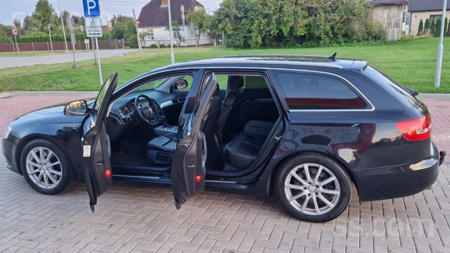 Black Audi A6 2009 in Jelgava, with an engine capacity of 3.00 L and mileage of 282 thousand km for 3750 €, photo 25 on AUTOMOTO.COM.LV