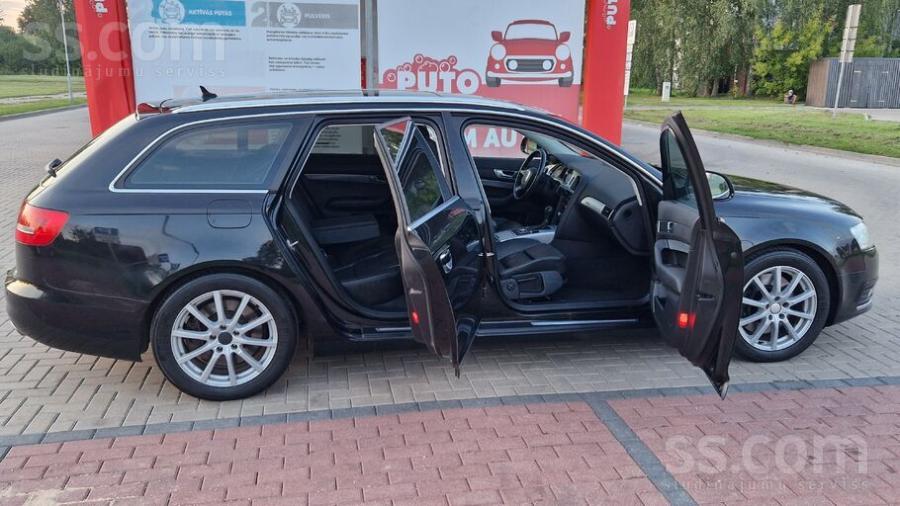 Black Audi A6 2009 in Jelgava, with an engine capacity of 3.00 L and mileage of 282 thousand km for 3750 €, photo 27 on AUTOMOTO.COM.LV