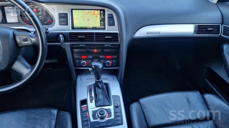 Black Audi A6 2009 in Jelgava, with an engine capacity of 3.00 L and mileage of 282 thousand km for 3750 €, photo 34 on AUTOMOTO.COM.LV