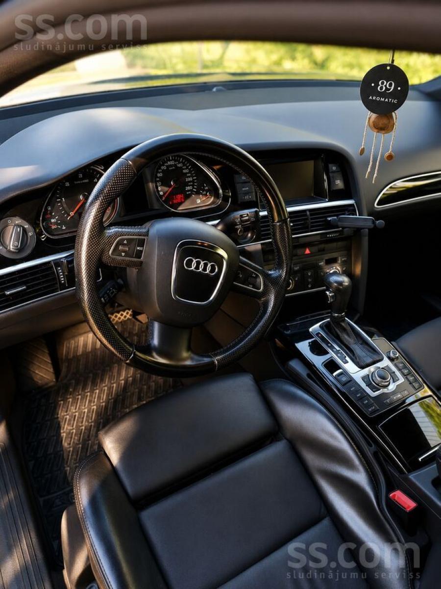Black Audi A6 2009 in Aizkraukle, with an engine capacity of 2.00 L and mileage of 368 thousand km for 4750 €, photo 4 on AUTOMOTO.COM.LV