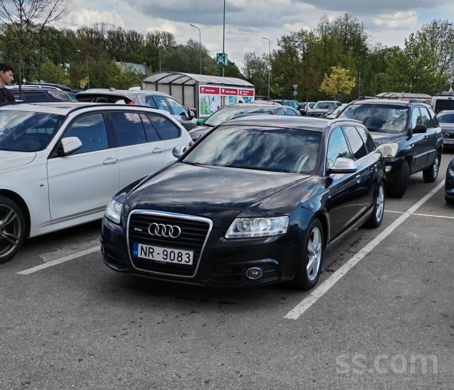 Black Audi A6 2009 in Aizkraukle, with an engine capacity of 2.00 L and mileage of 368 thousand km for 4750 €, photo 7 on AUTOMOTO.COM.LV