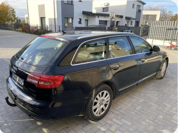 Black Audi A6 2009 in Zarasai, with an engine capacity of 2.70 L and mileage of 375 thousand km for 1900 €, photo 2 on AUTOMOTO.COM.LV