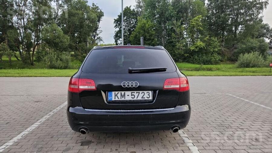 Black Audi A6 2009 in Rezekne, with an engine capacity of 2.70 L and mileage of 345 thousand km for 3990 €, photo 8 on AUTOMOTO.COM.LV