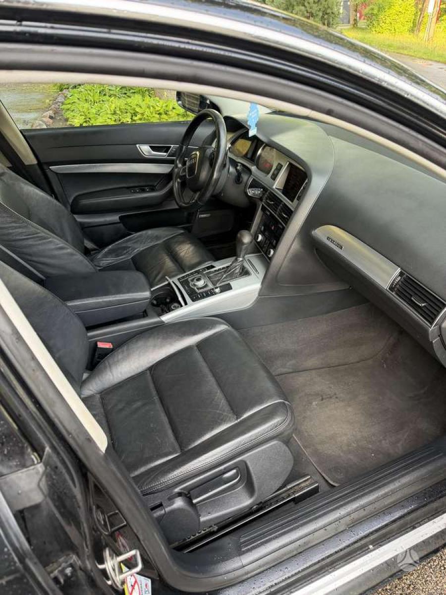 Melns Audi A6 2009 Varėna, ar dzinēja tilpumu 2.97 L un nobraukumu 310 tūkst. km par 3850 €, foto 6 vietnē AUTOMOTO.COM.LV