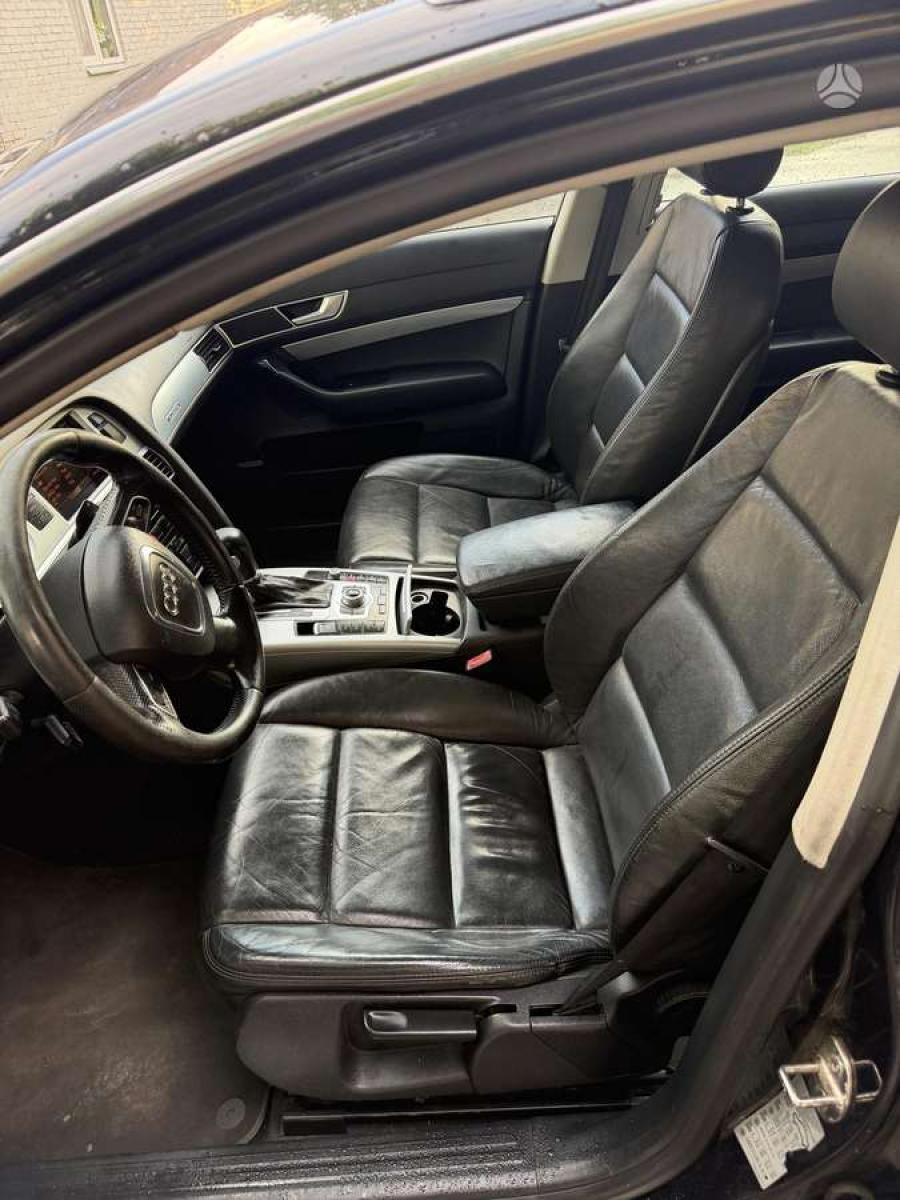 Melns Audi A6 2009 Varėna, ar dzinēja tilpumu 2.97 L un nobraukumu 310 tūkst. km par 3850 €, foto 8 vietnē AUTOMOTO.COM.LV