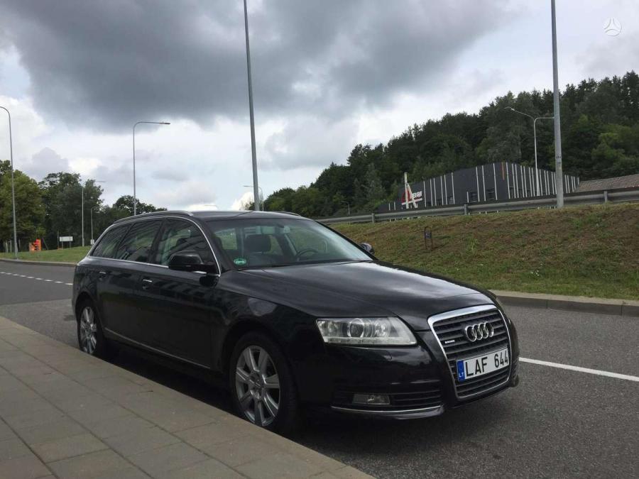 Melns Audi A6 2009 Viļņa, ar dzinēja tilpumu 2.70 L un nobraukumu 218 tūkst. km par 5500 €, foto 1 vietnē AUTOMOTO.COM.LV