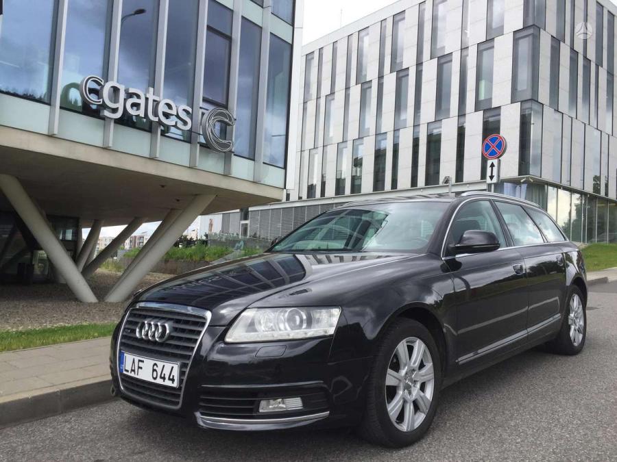 Melns Audi A6 2009 Viļņa, ar dzinēja tilpumu 2.70 L un nobraukumu 218 tūkst. km par 5500 €, foto 3 vietnē AUTOMOTO.COM.LV