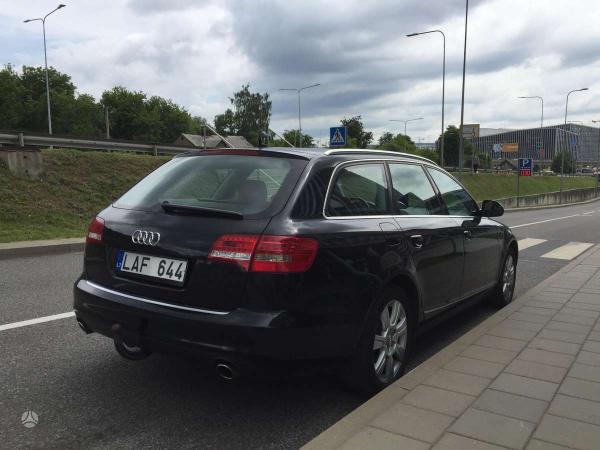 Melns Audi A6 2009 Viļņa, ar dzinēja tilpumu 2.70 L un nobraukumu 218 tūkst. km par 5500 €, foto 3 vietnē AUTOMOTO.COM.LV