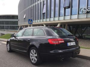 Melns Audi A6 2009 Viļņa, ar dzinēja tilpumu 2.70 L un nobraukumu 218 tūkst. km par 5500 €, foto 5 vietnē AUTOMOTO.COM.LV