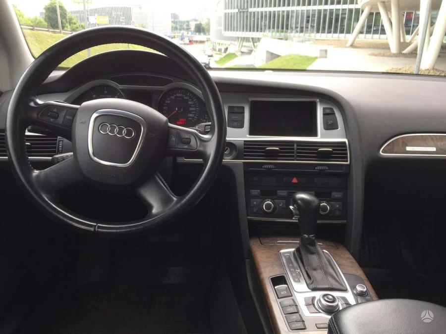 Melns Audi A6 2009 Viļņa, ar dzinēja tilpumu 2.70 L un nobraukumu 218 tūkst. km par 5500 €, foto 6 vietnē AUTOMOTO.COM.LV