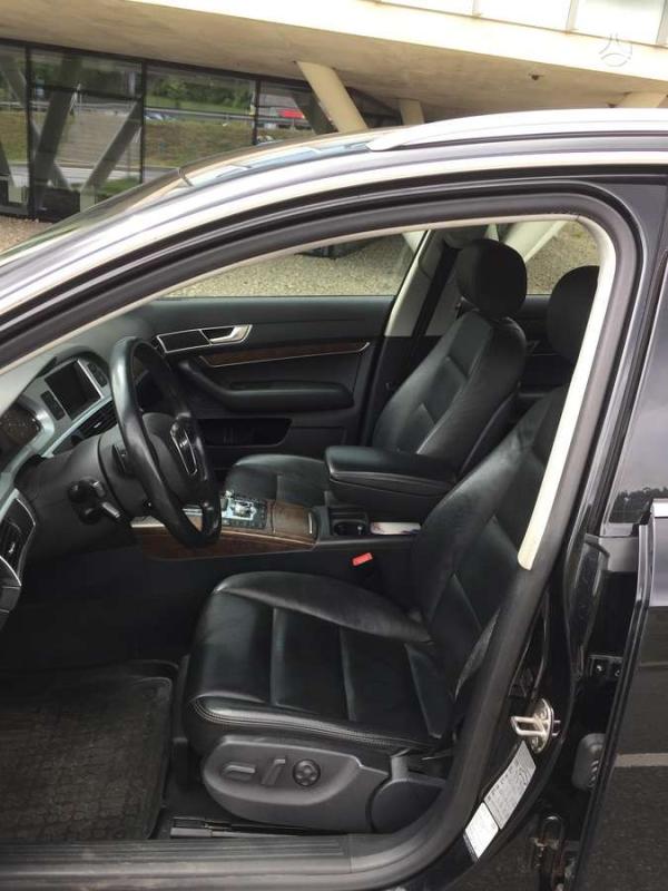 Melns Audi A6 2009 Viļņa, ar dzinēja tilpumu 2.70 L un nobraukumu 218 tūkst. km par 5500 €, foto 6 vietnē AUTOMOTO.COM.LV