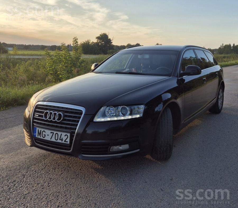 Черный Ауди А6 2009 в Рига, объемом двигателя 2.70 л и пробегом 362 тыс. км за 6500 €, фото 1 на AUTOMOTO.COM.LV