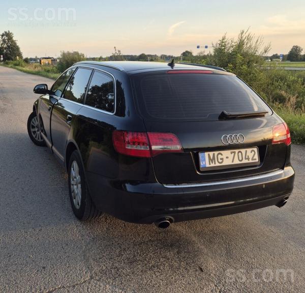 Black Audi A6 2009 in Riga, with an engine capacity of 2.70 L and mileage of 362 thousand km for 6500 €, photo 6 on AUTOMOTO.COM.LV