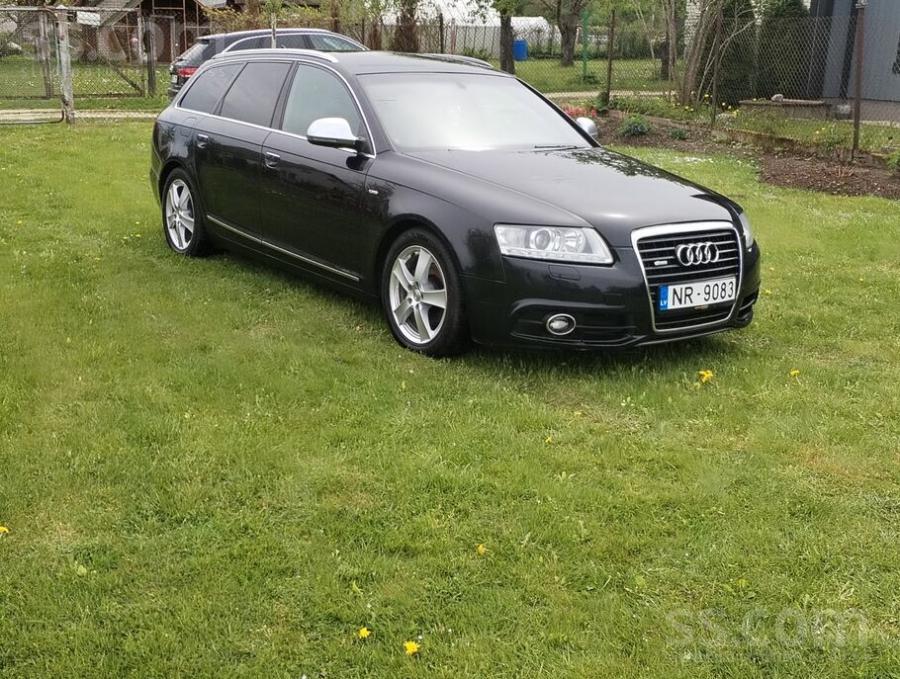 Black Audi A6 2009 in Aizkraukle, with an engine capacity of 2.00 L and mileage of 368 thousand km for 4150 €, photo 5 on AUTOMOTO.COM.LV