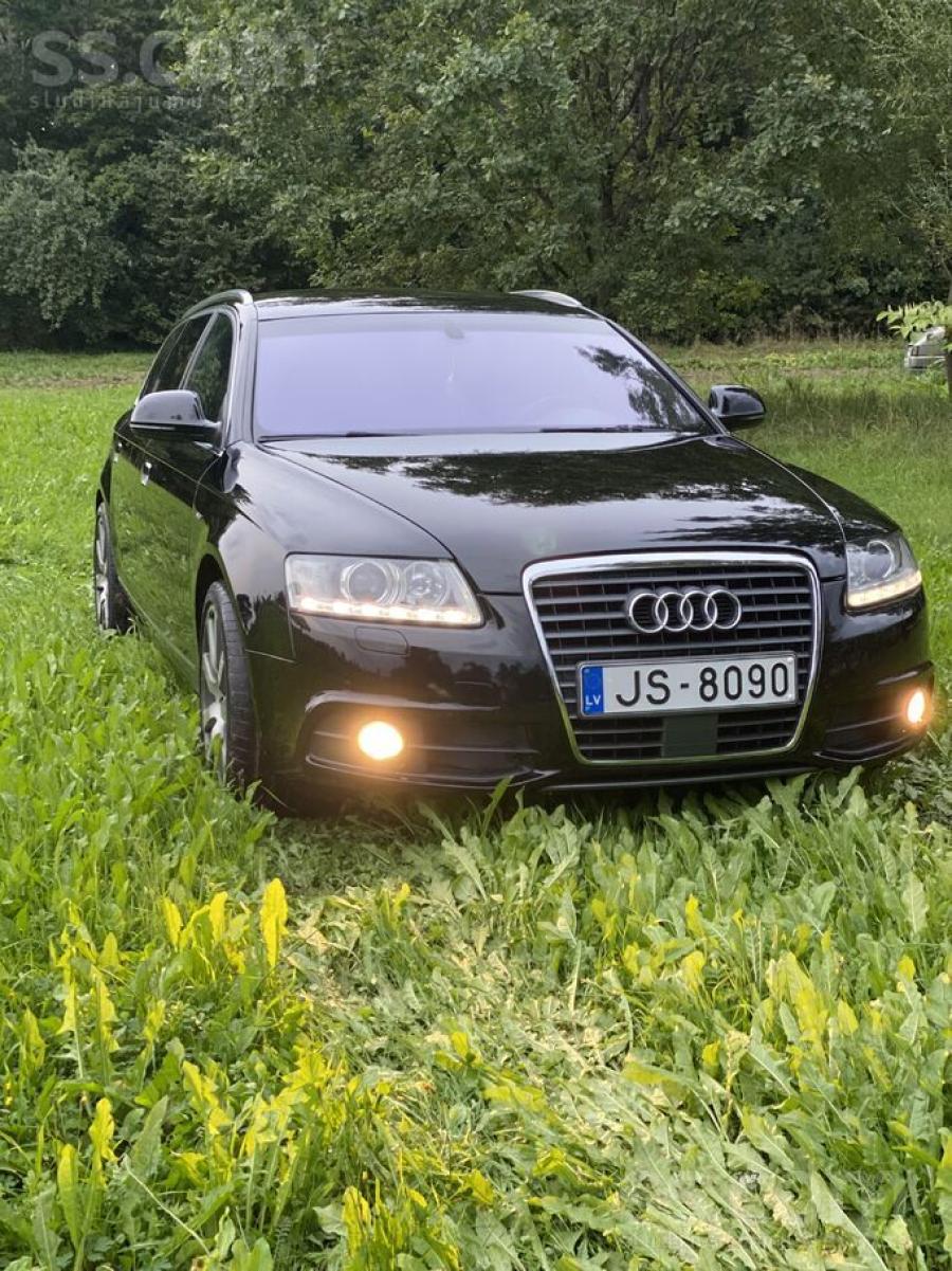 Black Audi A6 2009 in Riga, with an engine capacity of 2.70 L and mileage of 349 thousand km for 6200 €, photo 3 on AUTOMOTO.COM.LV
