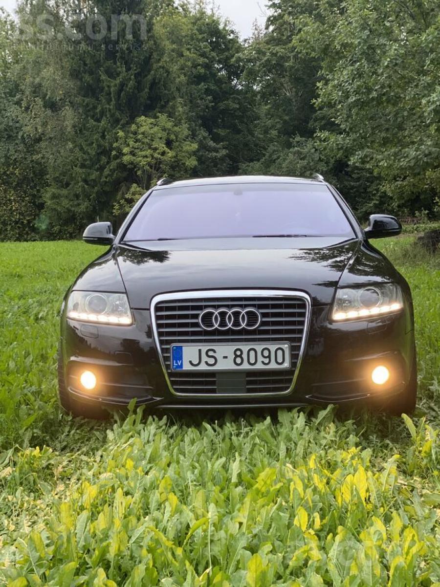 Black Audi A6 2009 in Riga, with an engine capacity of 2.70 L and mileage of 349 thousand km for 6200 €, photo 4 on AUTOMOTO.COM.LV