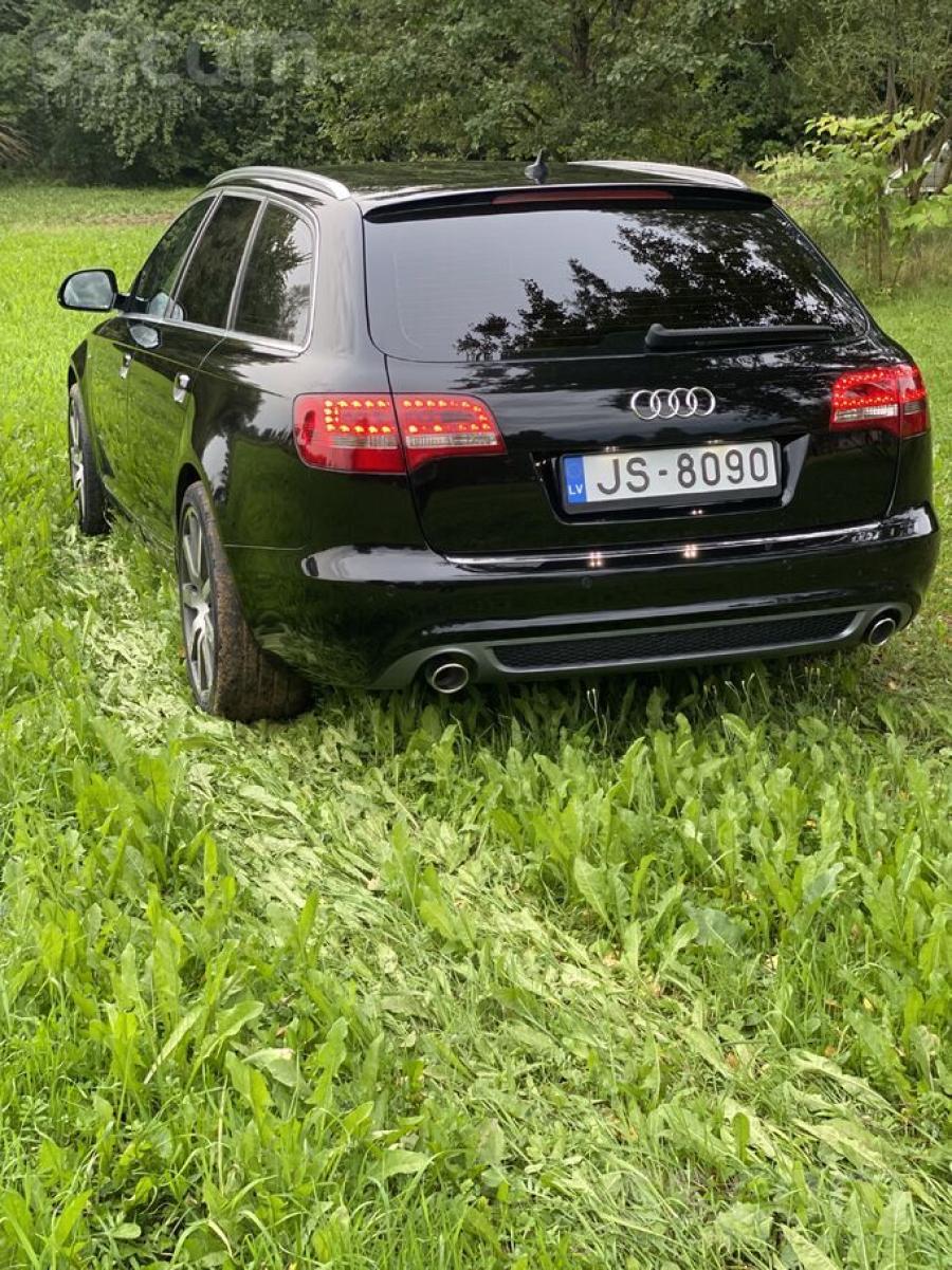 Black Audi A6 2009 in Riga, with an engine capacity of 2.70 L and mileage of 349 thousand km for 6200 €, photo 6 on AUTOMOTO.COM.LV