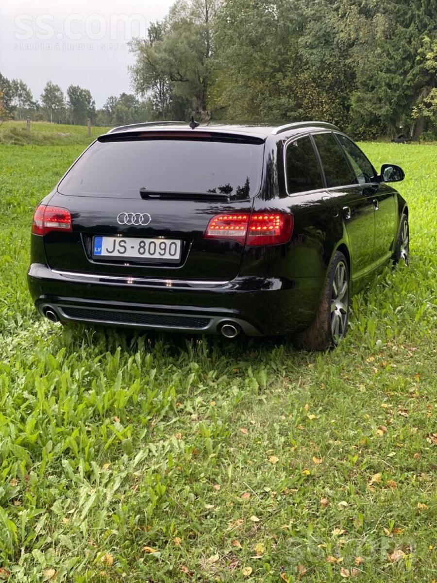Black Audi A6 2009 in Riga, with an engine capacity of 2.70 L and mileage of 349 thousand km for 6200 €, photo 7 on AUTOMOTO.COM.LV