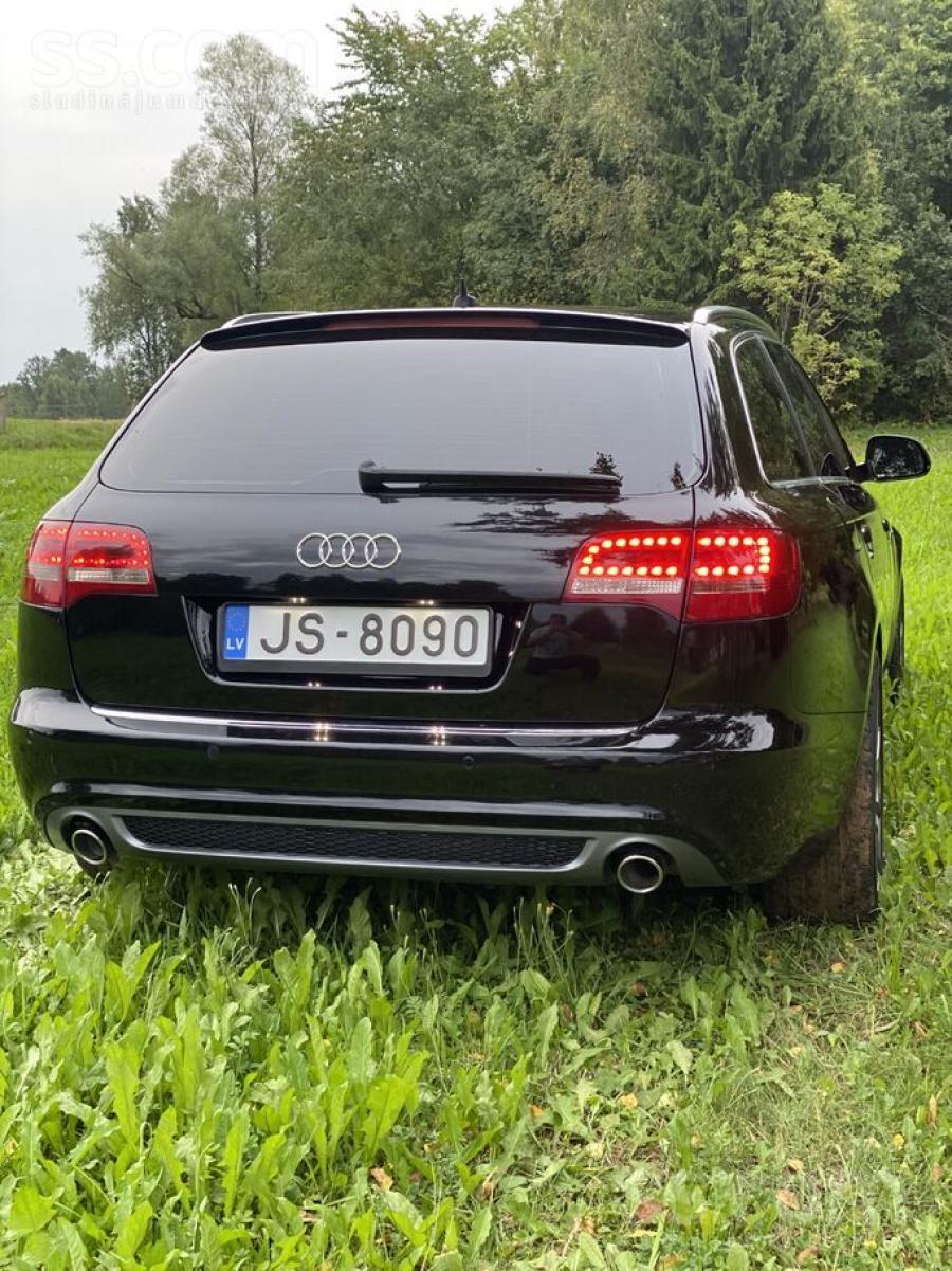 Black Audi A6 2009 in Riga, with an engine capacity of 2.70 L and mileage of 349 thousand km for 6200 €, photo 9 on AUTOMOTO.COM.LV
