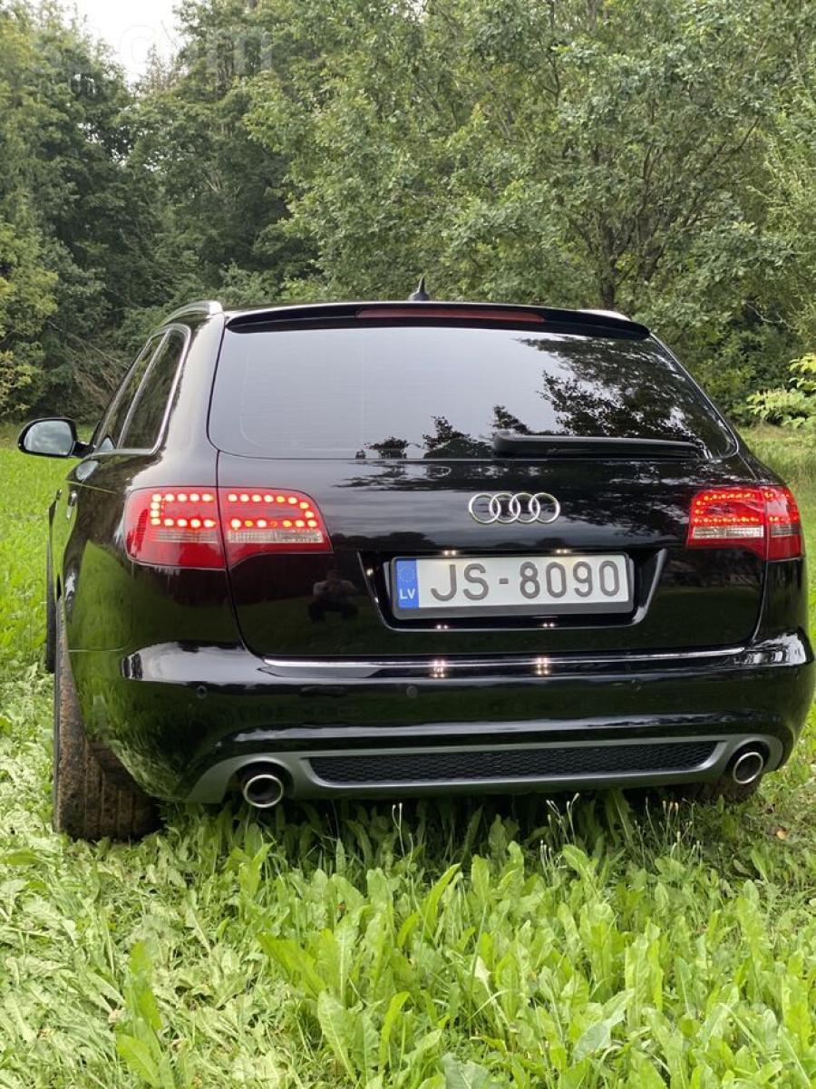 Black Audi A6 2009 in Riga, with an engine capacity of 2.70 L and mileage of 349 thousand km for 6200 €, photo 10 on AUTOMOTO.COM.LV