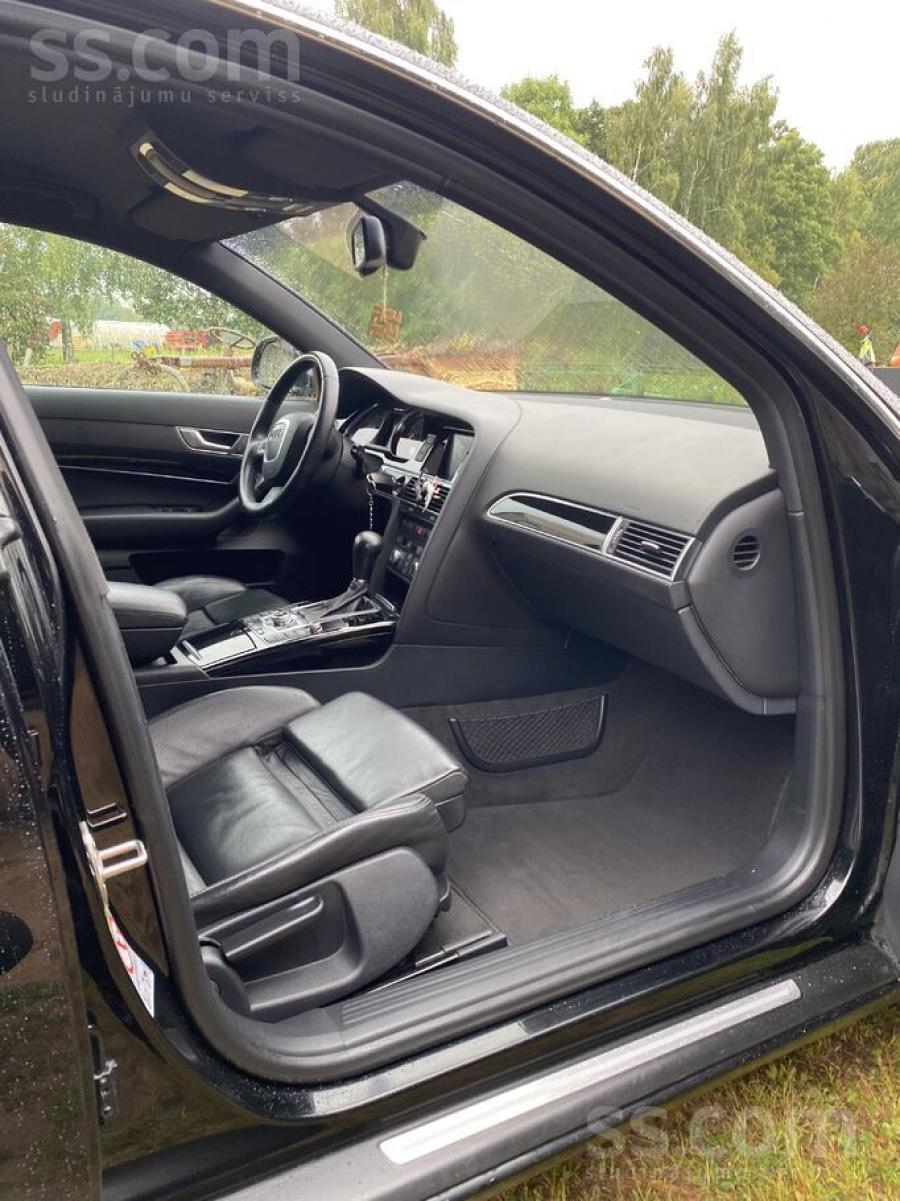 Black Audi A6 2009 in Riga, with an engine capacity of 2.70 L and mileage of 349 thousand km for 6200 €, photo 22 on AUTOMOTO.COM.LV