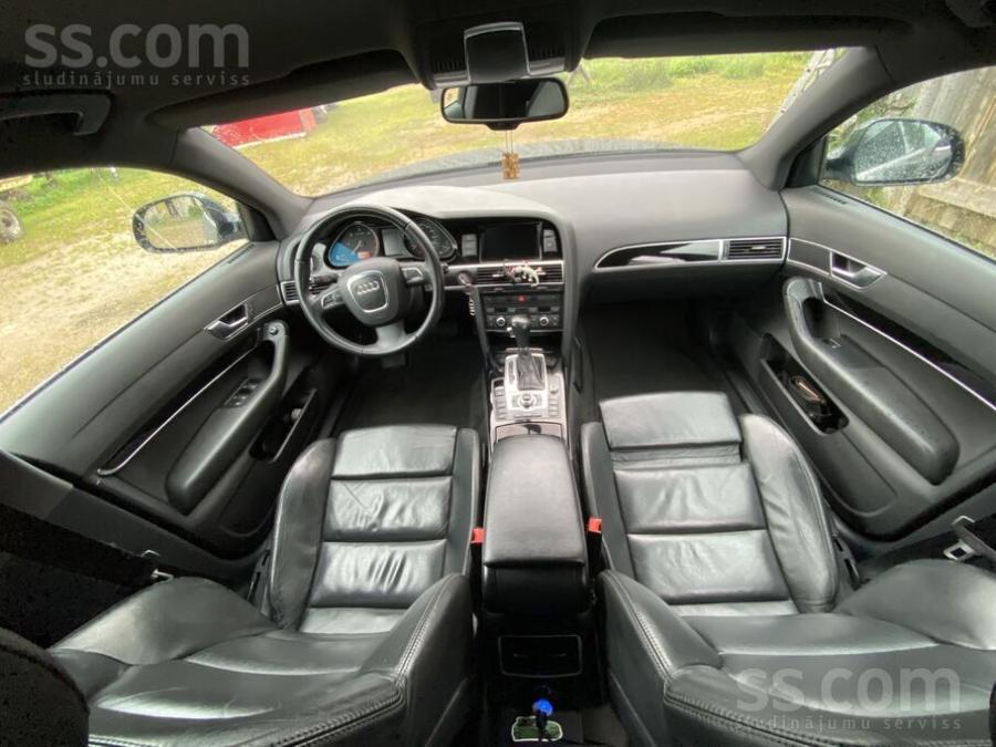 Black Audi A6 2009 in Riga, with an engine capacity of 2.70 L and mileage of 349 thousand km for 6200 €, photo 23 on AUTOMOTO.COM.LV