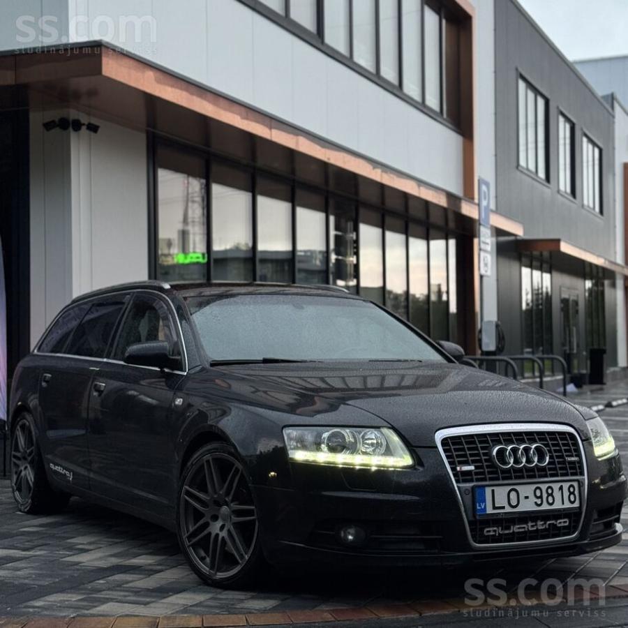 Melns Audi A6 2009 Rīga, ar dzinēja tilpumu 3.00 L un nobraukumu 325 tūkst. km par 4450 €, foto 1 vietnē AUTOMOTO.COM.LV