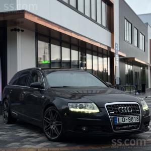 Black Audi A6 2009 in Riga, with an engine capacity of 3.00 L and mileage of 325 thousand km for 4450 €, photo 1 on AUTOMOTO.COM.LV