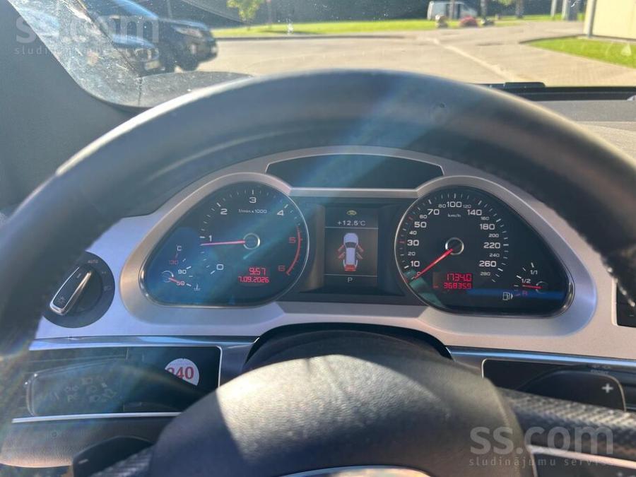 Melns Audi A6 2009 Limbaži, ar dzinēja tilpumu 3.00 L un nobraukumu 368 tūkst. km par 6800 €, foto 13 vietnē AUTOMOTO.COM.LV